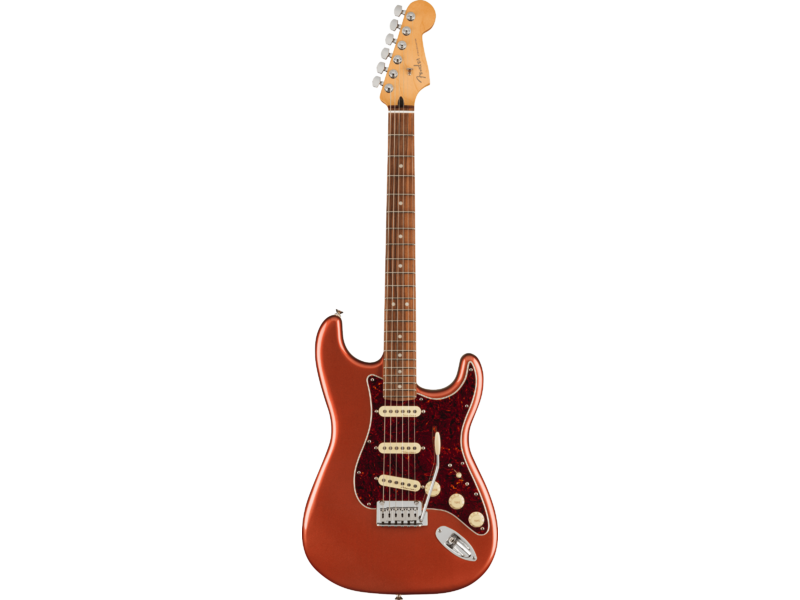 Fender Player Plus Stratocaster Pau Ferro Fingerboard, Aged Candy Apple ...