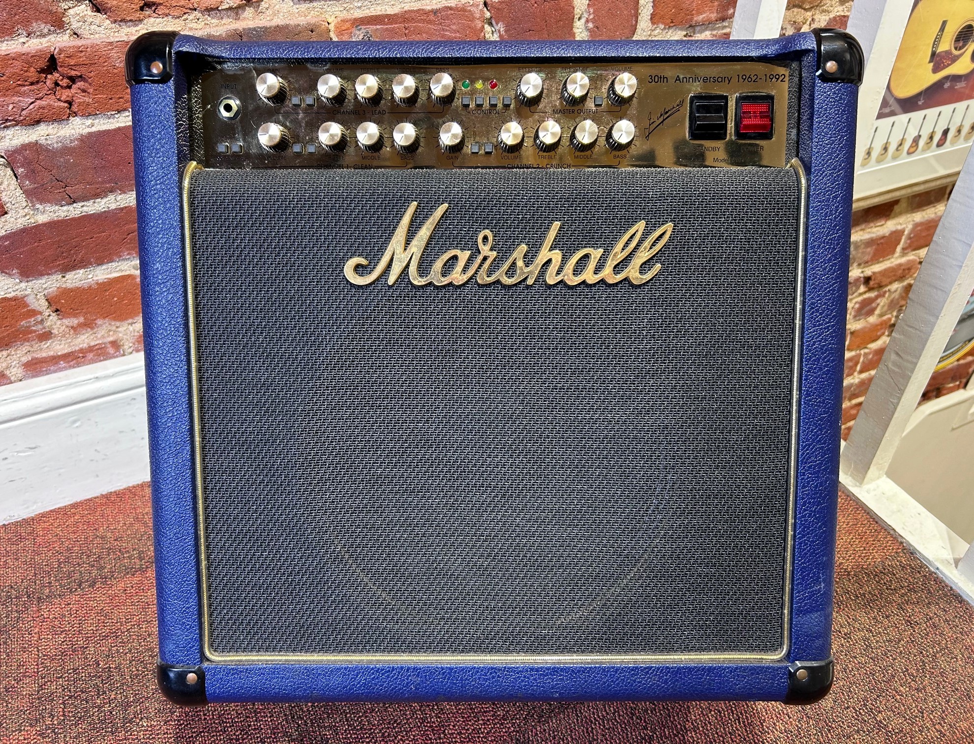 Pre Loved Marshall 6101LE 30th Anniversary 1x12 Combo (Inc Footswitch ...