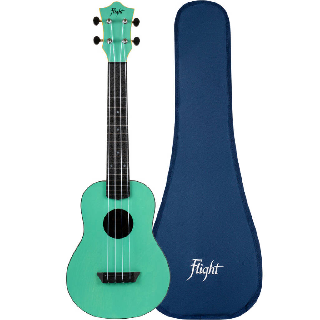 Flight TUC35 Travel Concert Ukulele - Light Blue | Cookes
