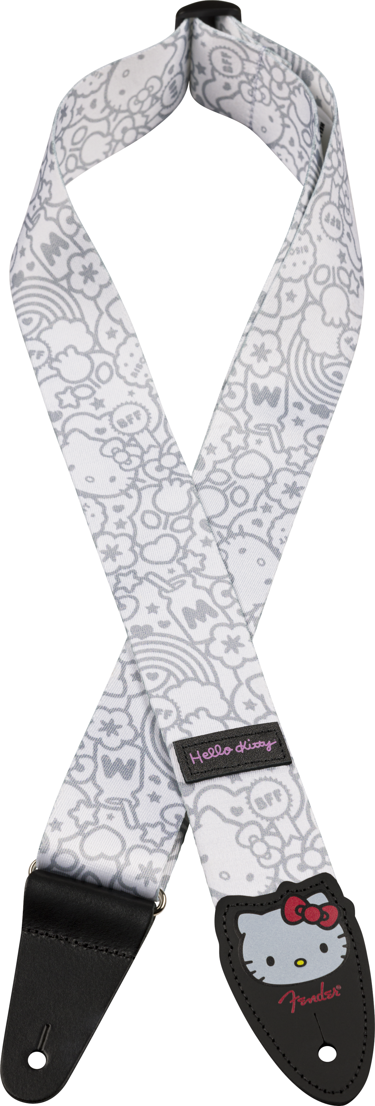 Fender x Hello Kitty White Poly Strap | Cookes